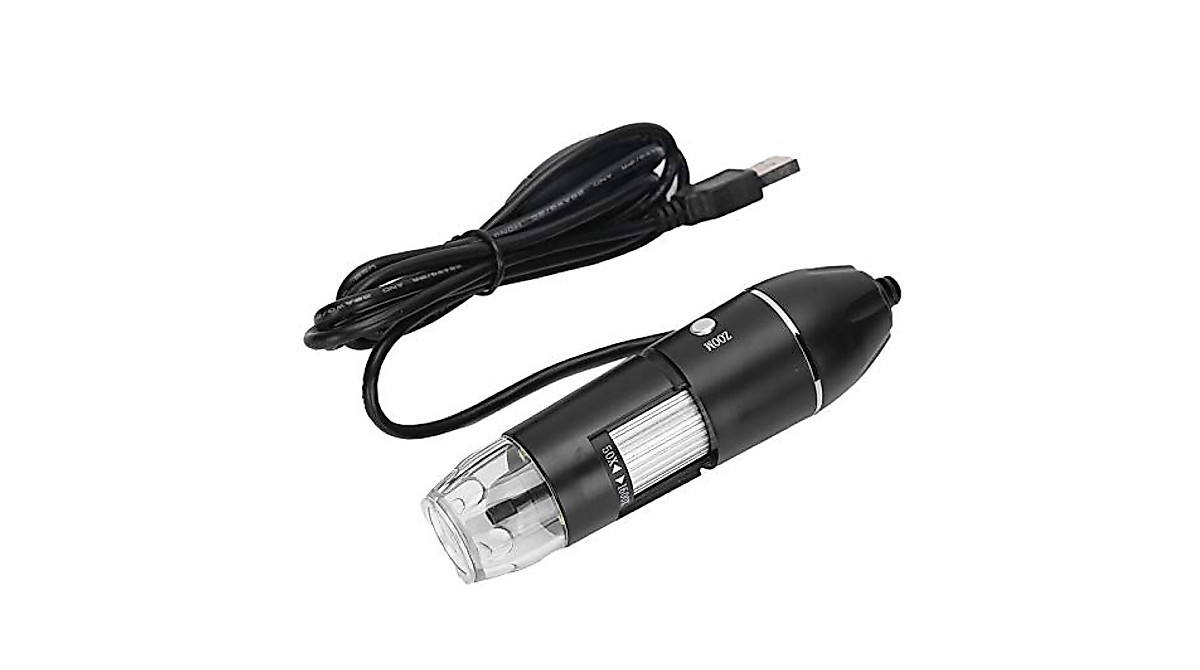 Portable Electron Microscope 1600X with 8 LED Lights for Detailed ...