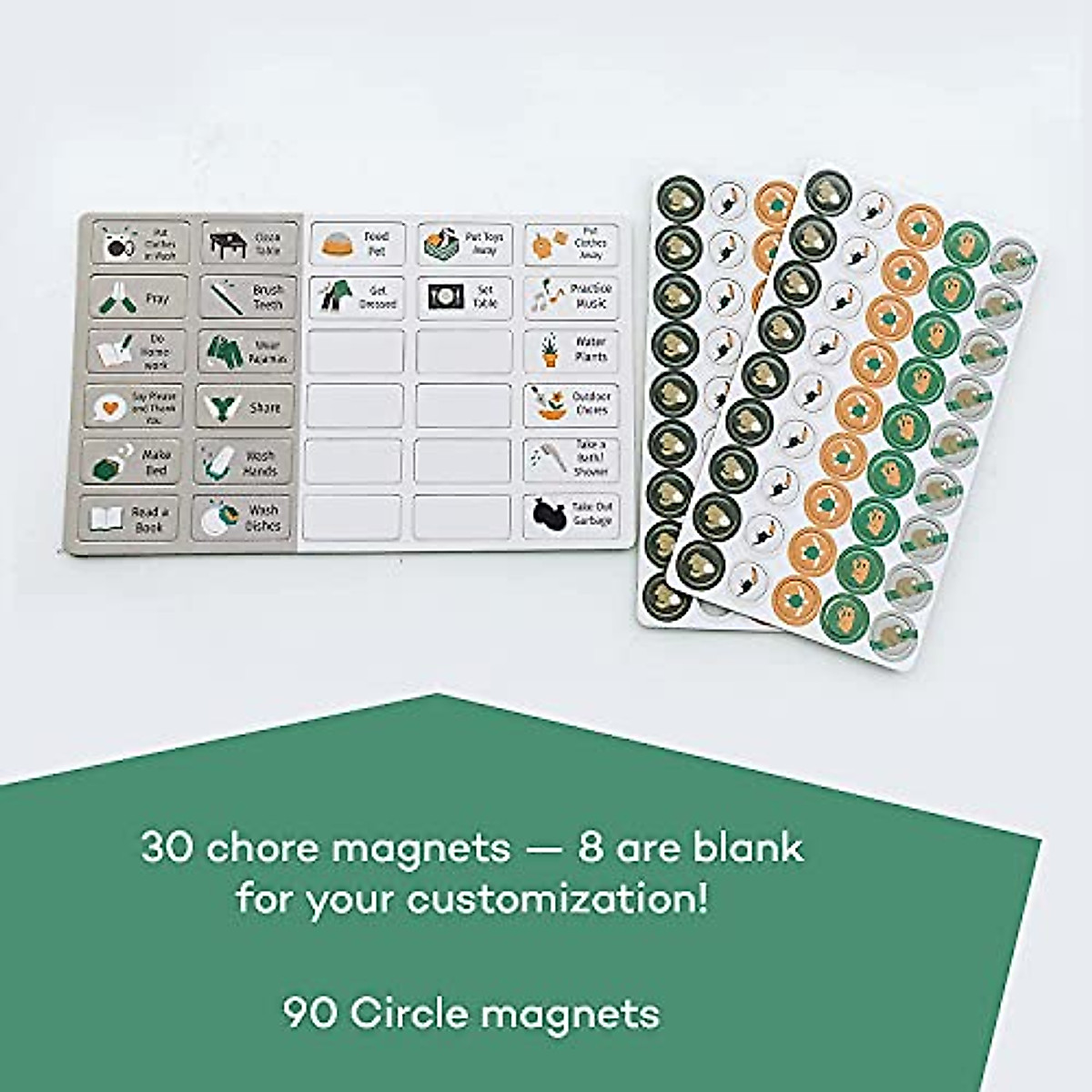 Magnetic Whiteboard Chore Chart for Kids Multiple Kids for Wall ...