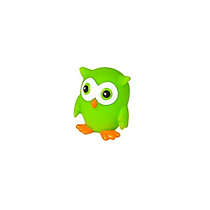 One Dozen (12) 2" Rubber Bath Toy Animals (Owls)