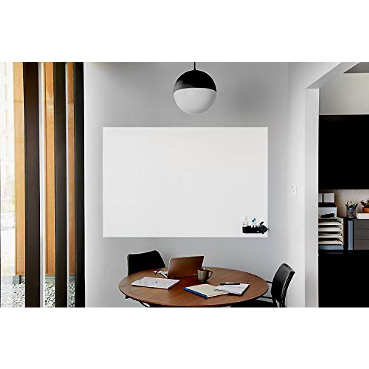 Post-it Flex Write Surface, Permanent Marker Wipes Away with Water, 6 ft x 4 ft, White Dry Erase Whiteboard Film (FWS6X4)