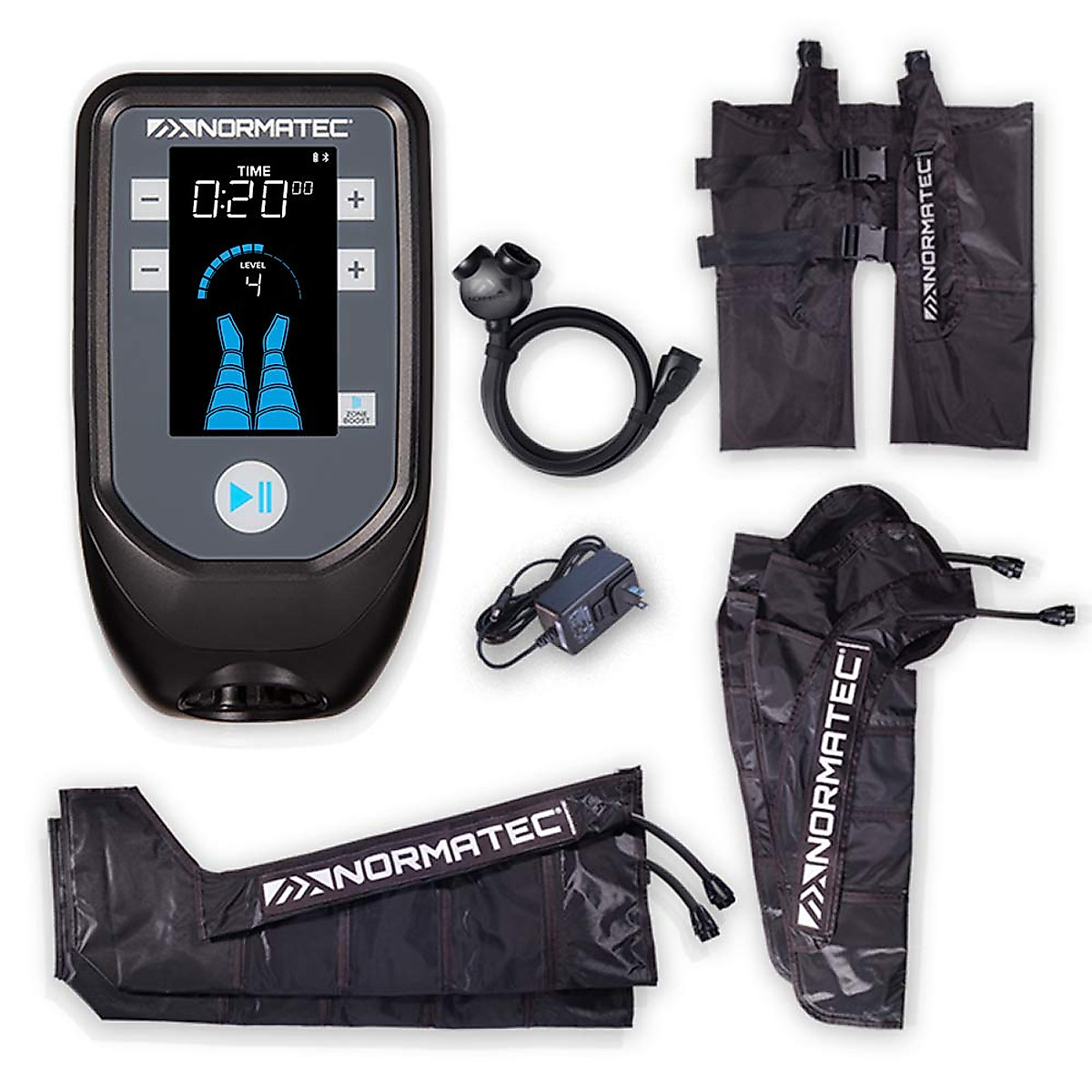 NormaTec Pulse 2.0 Full Body Recovery System Standard Size for Athlete Recovery with NormaTec's Patented Dynamic Compression Massage Technology