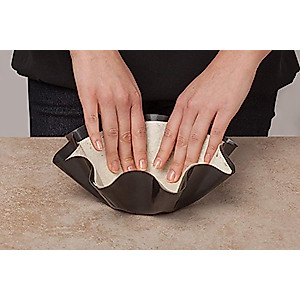 HIC Harold Import Tortilla Bowl Maker, Set of 2, Non-Stick Black Baking Pans