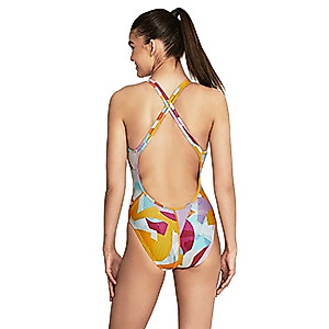 Speedo Women's Swimsuit One Piece ProLT Volt Back Printed