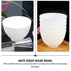 EXCEART Silicone Facial Mask Mixing Bowl 3Pcs Silicone Facial Mask Mixing Bowls DIY Facemask Mixing Mask Other Skincare Product Mixing Bowls