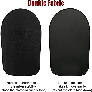 Stand Mixer Sliding Mat for Kitchenaid Mixer, Mixer Mover Slider Mat Compatible with Kitchenaid 4.5-5 Qt Tilt-Head Stand Mixer, Coffee Maker Slider Mat Kitchen Appliances with 2pc Cord Organizers