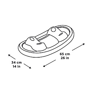 GYMNIC Rocking Base , White