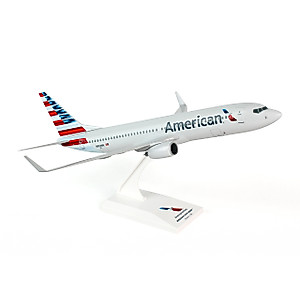 Daron Skymarks American 737-800 New Livery Model Kit (1/130 Scale) , White, unisex