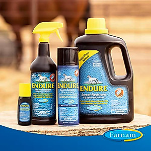 Farnam Endure Roll-On Fly Repellent for Horses, for Sensitive Areas, 3 Ounces