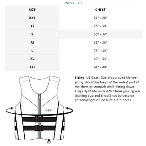 Jetpilot S.Bonifay Baller Neoprene Coast Guard Approved Life Jacket PFD-Black-S