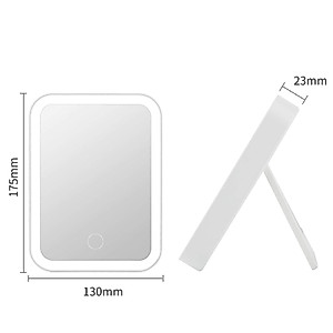 FQYYDD Illuminated Makeup Mirror Led Make-Up Mirror Lighting Adjusts The Light Touch Screen