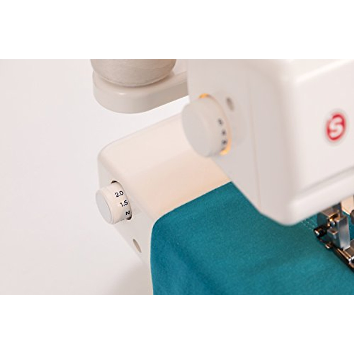 SINGER | Professional 14T968DC Serger Overlock with 2-3-4-5 Stitch Capability, 1300 Stitches per minute, & Self Adjusting - Sewing Made Easy,White