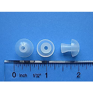 10 Large (L) Soft Replacement Mushroom Domes Eartips Compatible with Walker's Game Ear: Game Ear HD Power Elite, Elite Comm, HD Pro Elite, HD Elite, Ultra Ear Camo BTE (Behind The Ear) Hearing Aids