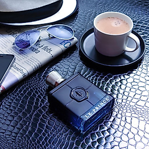 Princesse Marina de Bourbon Monsieur Le Prince On Fire Eau de Parfum for Men - Opens with Bergamot and Pepper Blended with Leather and Patchouli - Sensual Masculine Fragrance - 3.4 oz