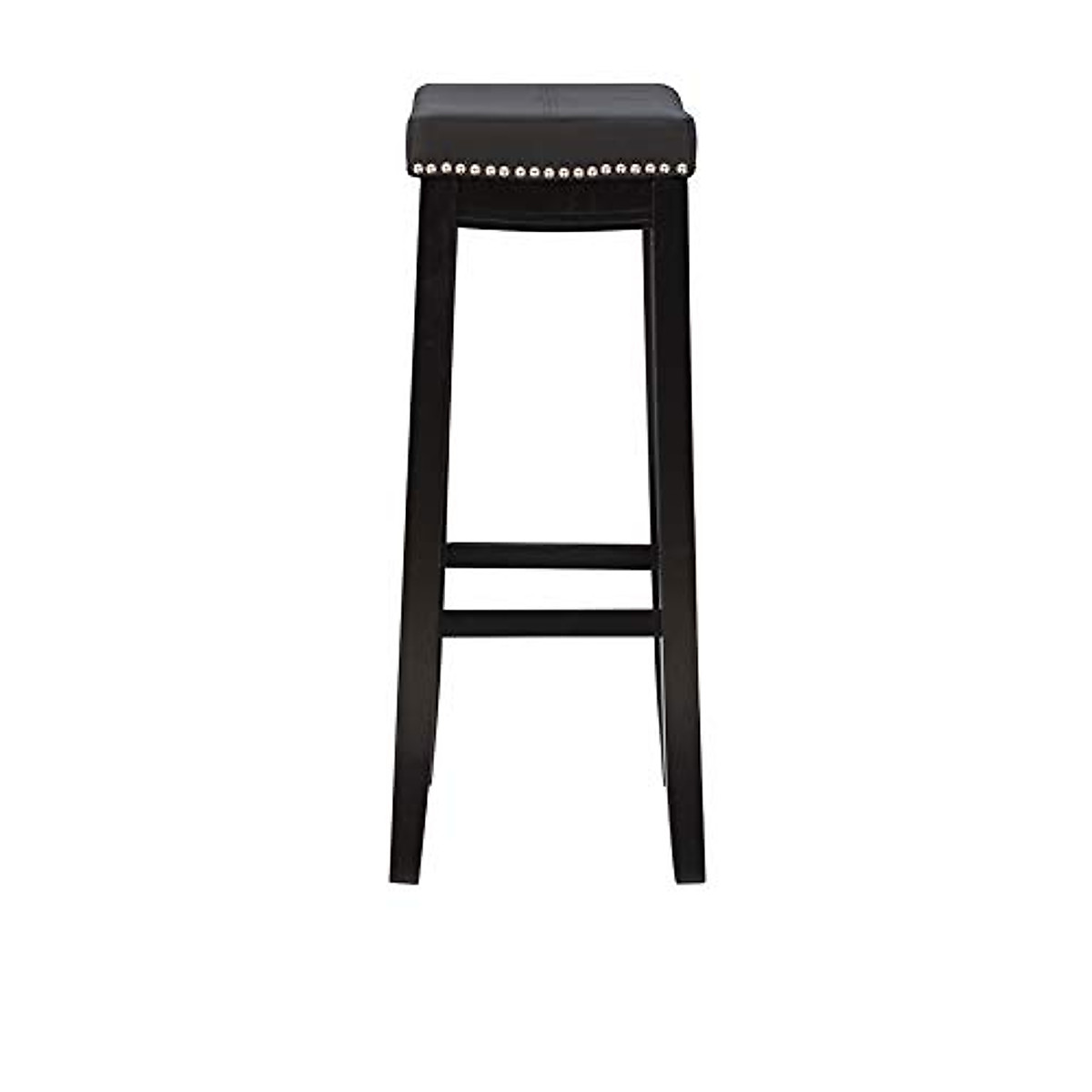 Linon Claridge Bar, Black Stool, 32" X 18.75" X 13"