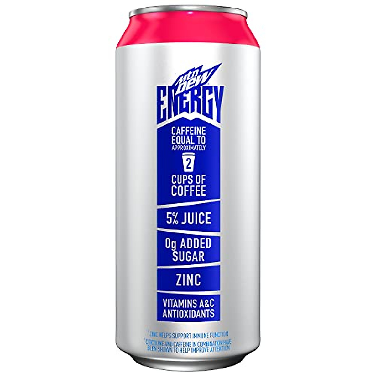 MTN Dew Energy, Pomegranate Blue Burst,16oz Cans (12Pack)