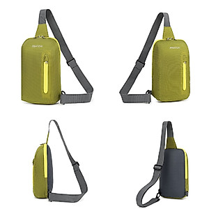 JEBATOXI UltraLight Crossbody Sling Backpack Sling Bag Travel Hiking Chest Bag Daypack