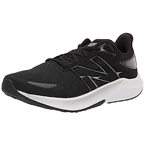 New Balance Men's FuelCell Propel V3 Running Shoe, Black/White, 14