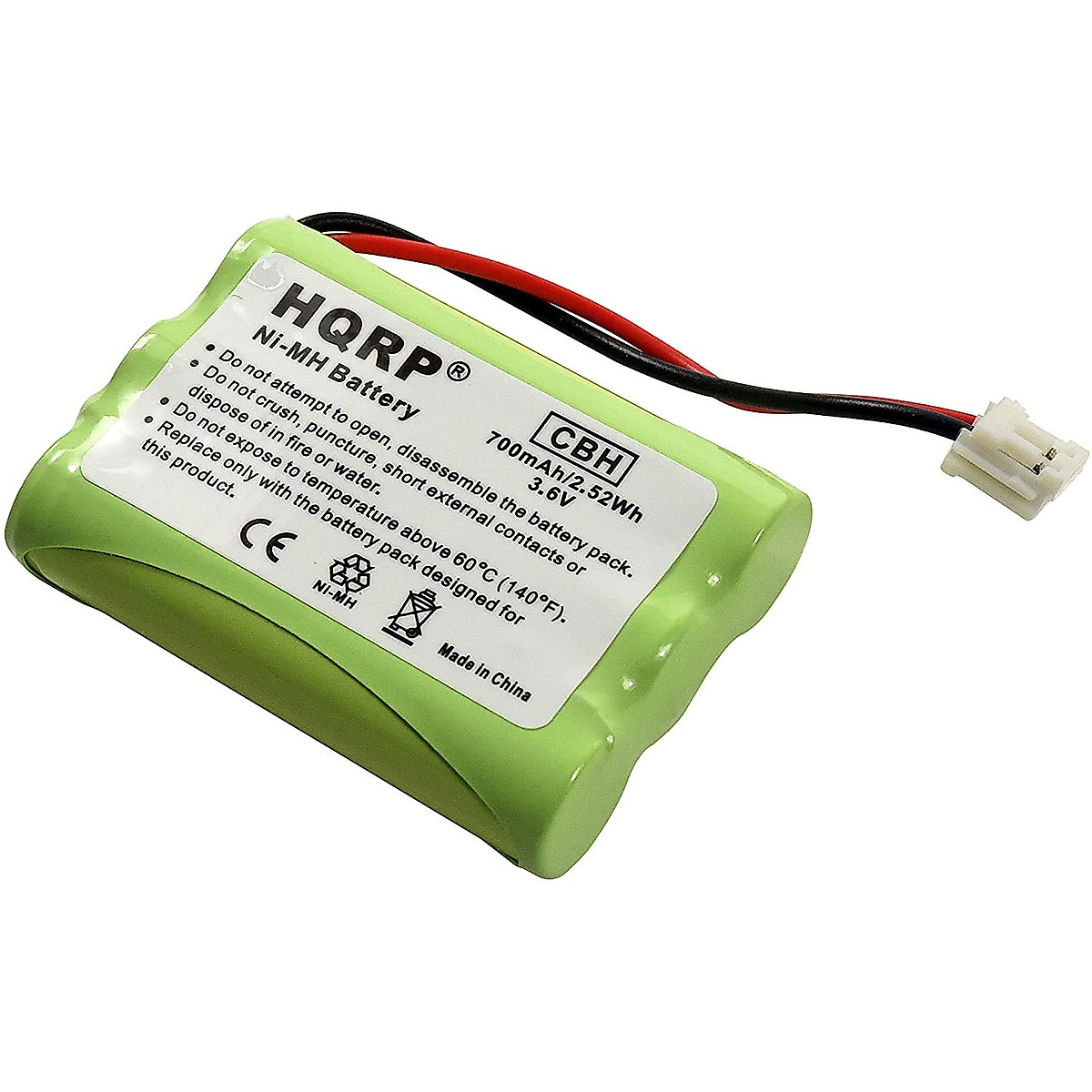 HQRP 2-Pack Phone Battery Compatible with VTech 6897, DS4121-3, DS4121-4, DS4122-3, i6717, i6725