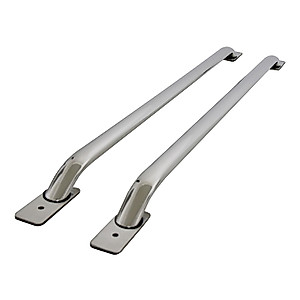Westin 50-2030 60" Platinum Universal Length Oval Bed Side Rail, Silver