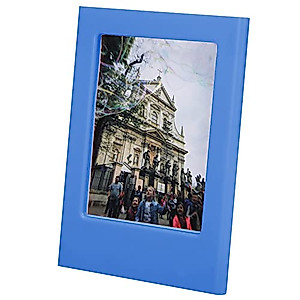 RvSky Digital camera accessories Magnetic Plastic Mini Photo Frame Refrigerator Magnet for Polaroid mini 3 Inch Photos(海水深蓝)