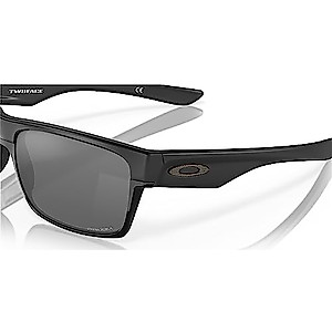 Oakley Men's OO9189 Twoface Square Sunglasses, Matte Black/Prizm Black, 60 mm