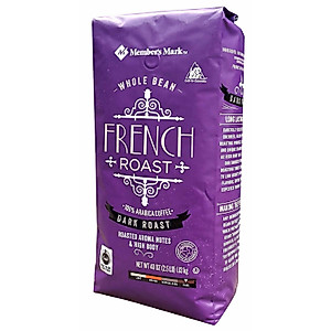 Member's Mark French Roast Whole Bean Coffee- 40 Ounce (2 Pack)