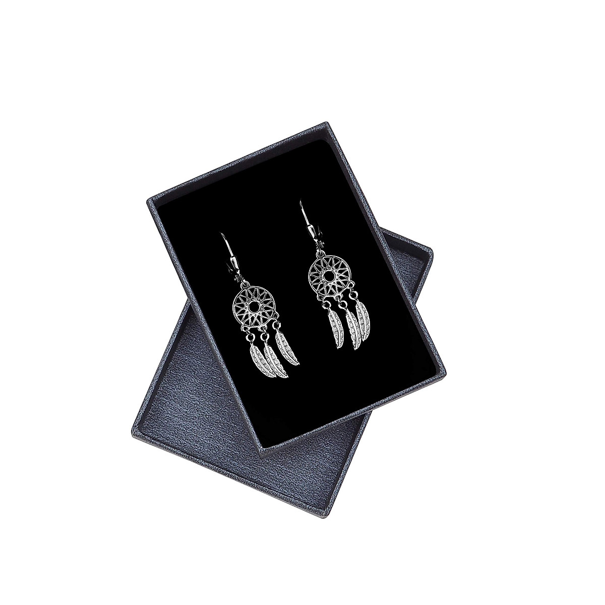 SOFIA MILANI - 925 Sterling Silver Earrings for Women - Dream Catcher Dangle Earrings - 20450