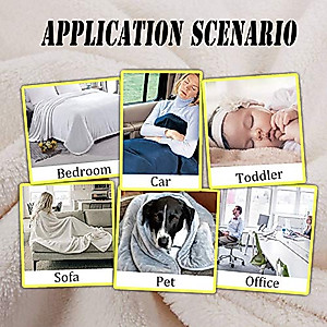 Befuddled Possums Flowers Micro Fleece Blanket Comfy Premium Flannel Fleece Blanket Comfortable Thermal Fleece Blankets Durable Pad Bed Cover Warm Sofa Blanket for All Season