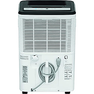 Frigidaire FFAP5033W1 Dehumidifier, High Humidity 50 Pint Capacity with Built-In Pump and a Easy-to-Clean Washable Filter, in White