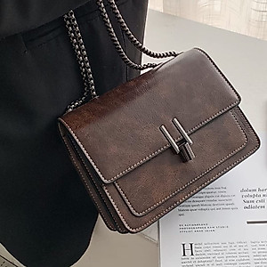 Fashion Women Crossbody Shoulder Bag Everyday Travel Shoulder Bag Tote Bag for Women (Dark Brown)