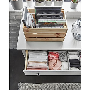 KOMPLEMENT Box, Light Gray 6x10 ½x4 ¾ Inches, 2 Pack