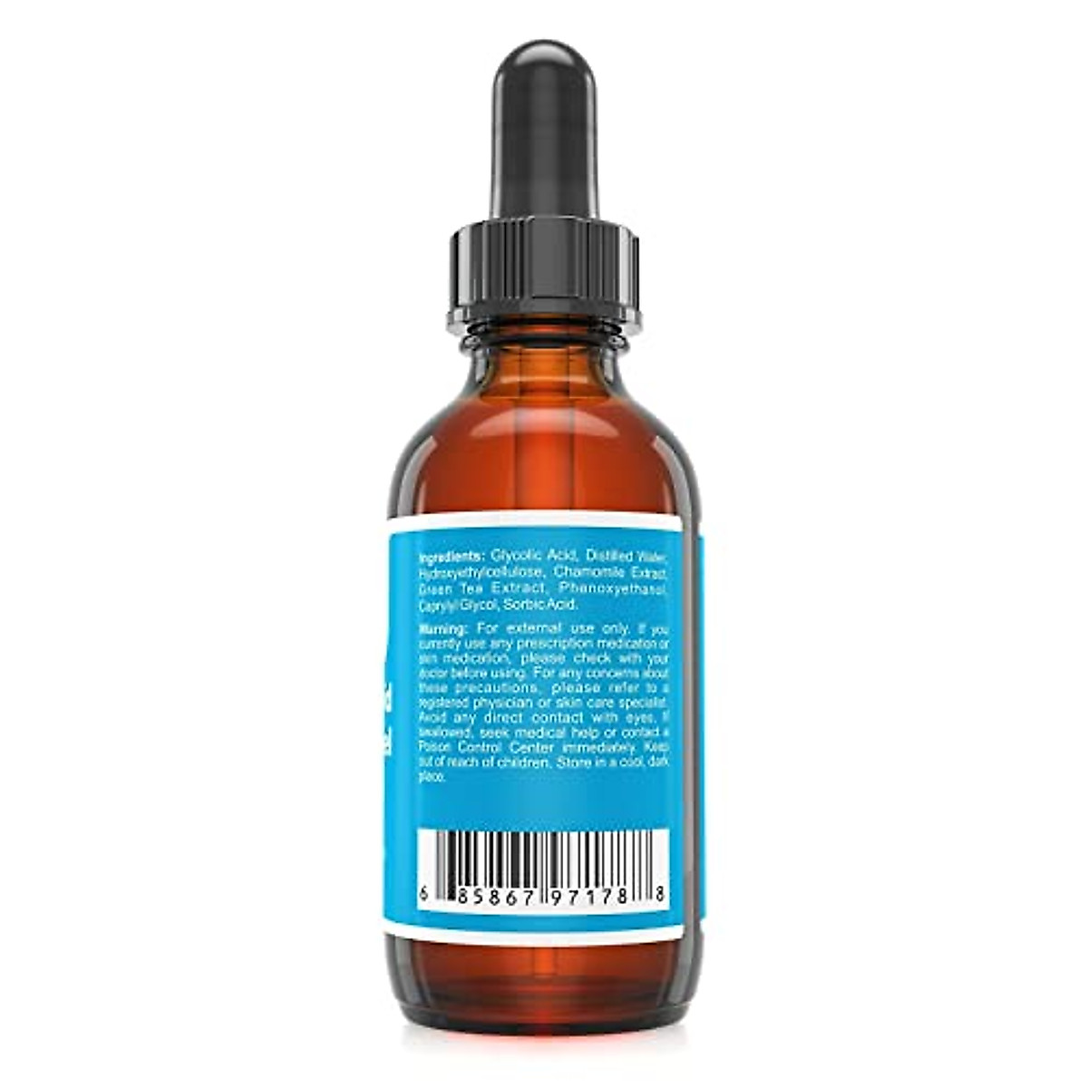 Glycolic Acid 70% Gel Peel with Chamomile and Green Tea Extracts - Professional Grade Chemical Face Peel for Acne Blemishes, Collagen Boost, Wrinkles, Fine Lines - Alpha Hydroxy Acid - 1 Bottle of 1 fl oz