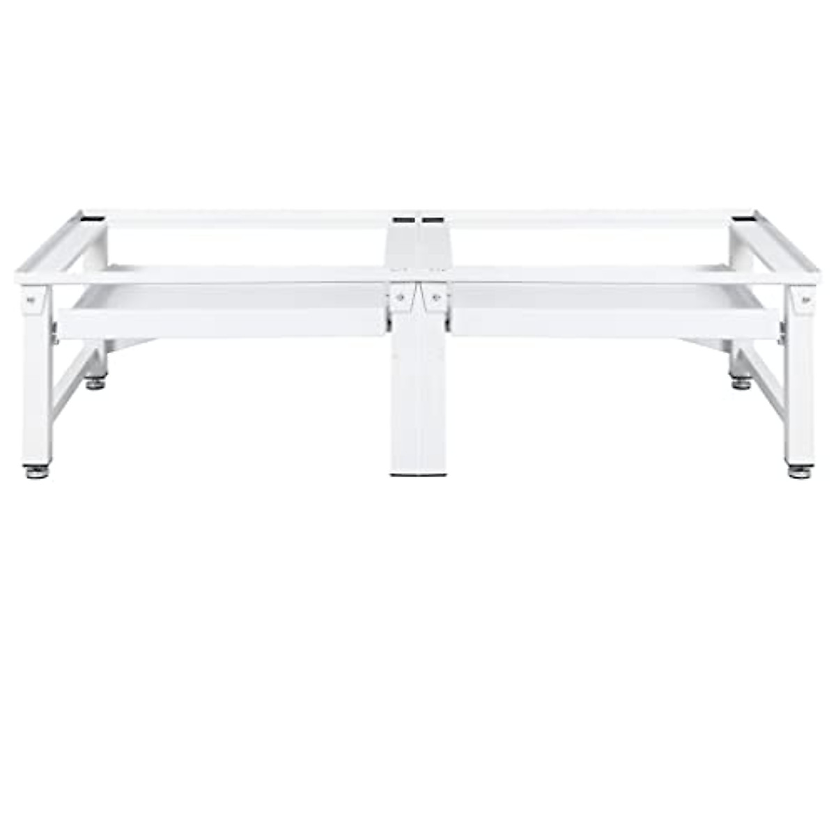 CHARMMA Double washing machine stand,laundry pedestal for washer and dryer with pull-out shelf Raises Your Washer & Dryer,stand steel,Stand Heavy Duty up 440 lb