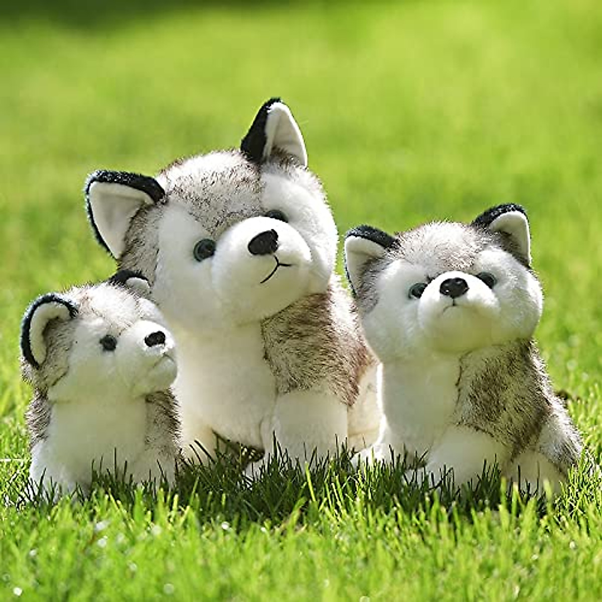 XIGUI 10" Plush Husky Dog Stuffed Animal Puppy Toys Gifts