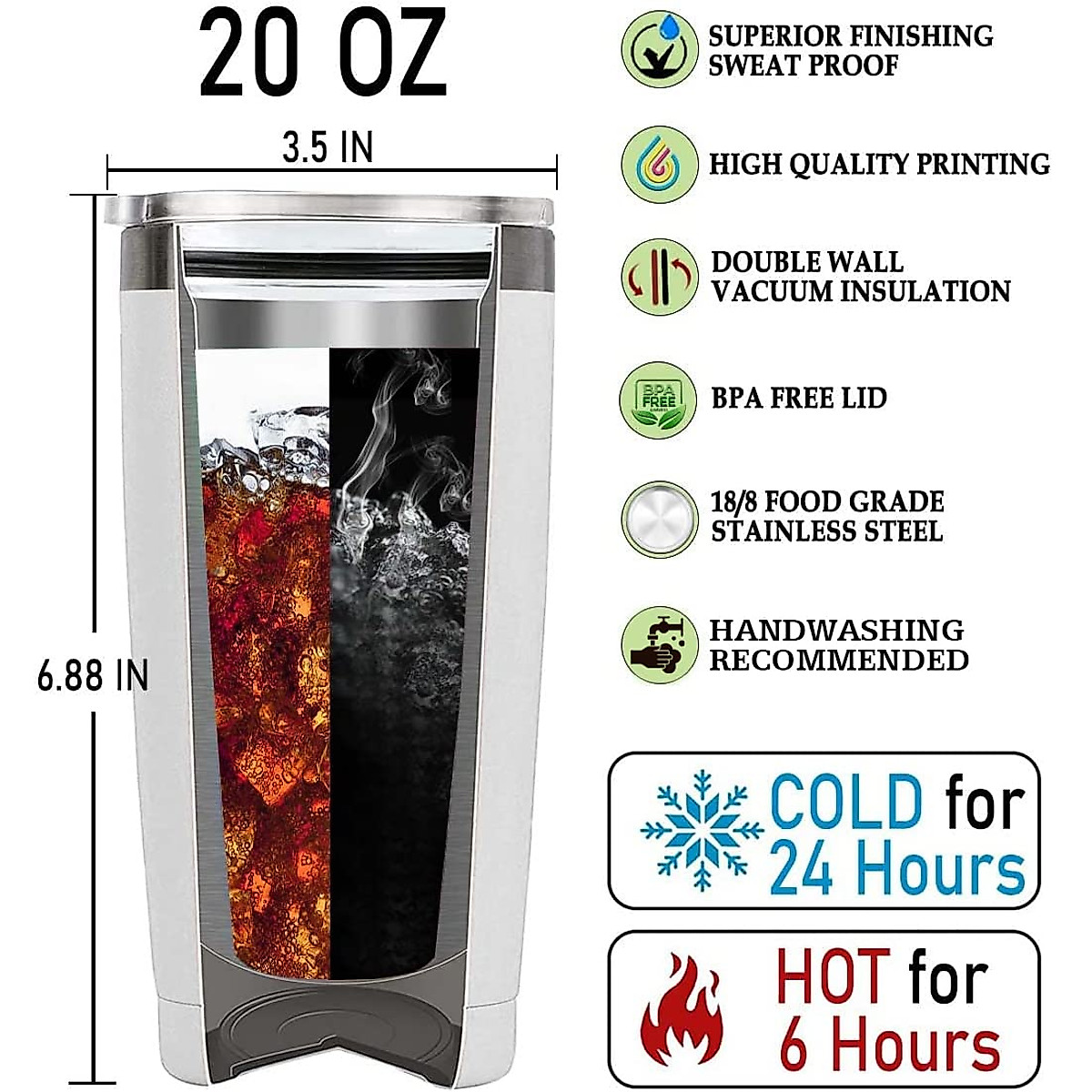 WONWIX Personalized Monkey Tumbler Gifts for Women Monkey Lover Custom Name Watercolor Coffee Cup Travel Mug Gift for Her Girls 20oz Insulated Stainless Steel With Lid