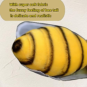 FRANKIEZHOU Realistic Bee Stuffed Animal-10.24",Honey Bee Plush Toy,Soft Bumblebee Toy for Boy,Girl Toys, for Kids,Baby Gift,Home Decor,Hugging Toy