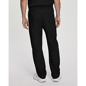Landau Essentials Relaxed Fit 7-Pocket Elastic Cargo Scrub Pants for Men 8555
