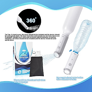 Travel Bidet Portable Handheld Bidet Electric Mini Toilet Bidet Sprayer Suitable for Women/Men, Personal Cleansing,Soothing Postpartum,Hemorrhoid and Perineal Care,Camping Cleaning,Baby Elderly Care