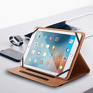 ProCase Universal Tablet Case 9"-10.1" inch, Stand Folio Tablet Case Protective Cover for 9" 9.7" 10" 10.1" Touchscreen Tablet with Multiple Viewing Angles and Pen Holder -Black