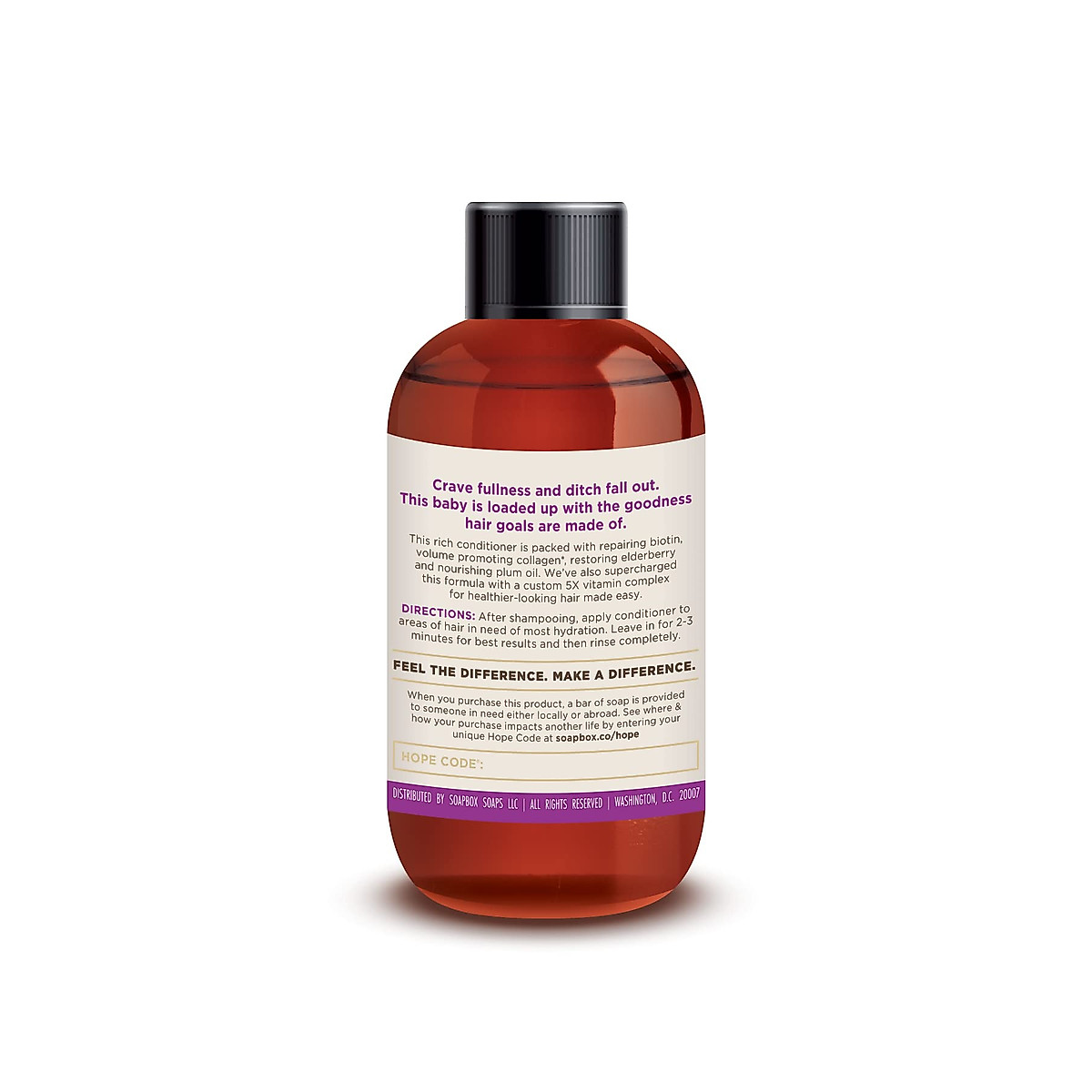 Soapbox Biotin Conditioner, Travel Size Biotin & Collagen Super Fruit, Bulk Pack Travel Toiletries, | Volumizing & Softening Conditioner to Promote Hair Growth, Strength, 24-Pack, 3.3 oz Each