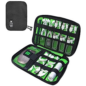 Luxtude Electronics Organizer, Cord Organizer Travel, Tech Bag, Travel Essentials for Cord Storage/Charger Storage/Cable Storage/Tech Storage