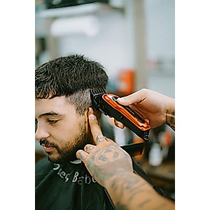 Supreme Trimmer Hair Clipper STC5030 Professional Clipper Set (300 Min Run Time) Cordless Beard Trimmer, Red Pro Clipper Fade Blade