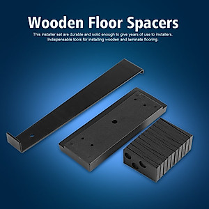 Durable Wooden Floor Installation Fitting Set, 20pcs Spacers 1pc Pull Bar 1pc Tapping Block