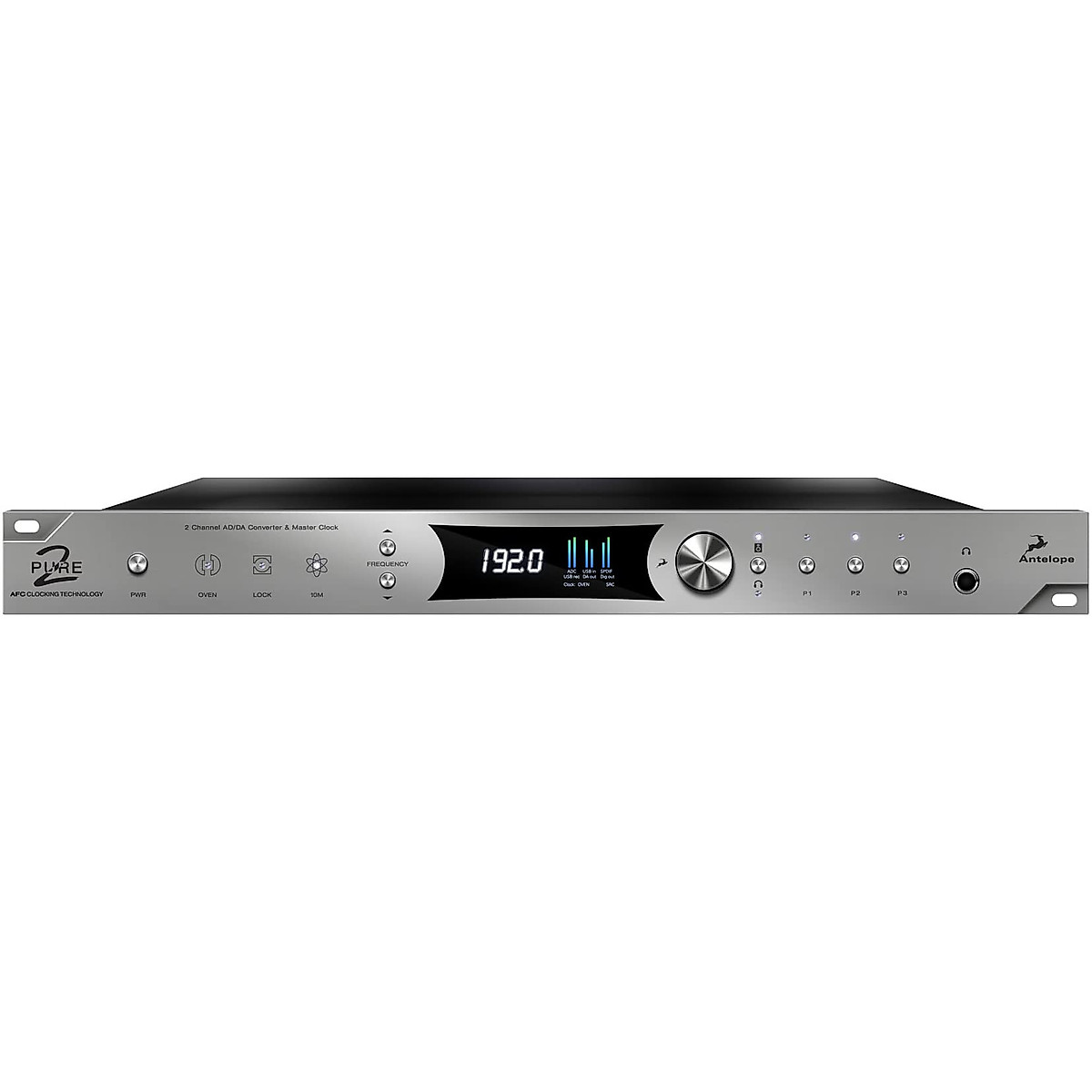 Antelope Audio Pure2 High-End Mastering AD/DA Converter with Acoustically Focused Clocking (AFC) Technology