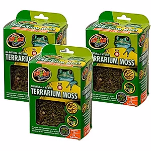 Zoo Med Terrarium Moss 10 Gallon (Pack of 3)