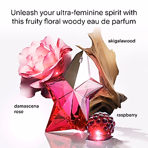 Mugler Angel Nova - Eau de Parfum - Women's Perfume - Floral & Fruity - With Bergamot, Rose, and Cedarwood - Long Lasting Fragrance - 1.0 Fl Oz