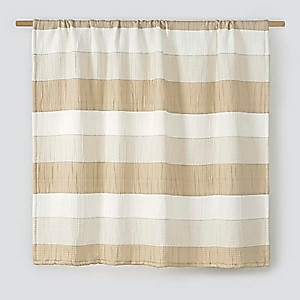 DOWN HOME Lyocell Blends Blanket Throw Reversible Super Soft Stripe Blanket Throw 60x80inch Yellow