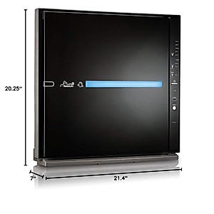 Rabbit Air MinusA2 Ultra Quiet HEPA Air Purifier w/WiFi (SPA-780N, Black, Germ Defense)