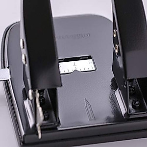 Standard 2 Hole Paper Punch, 30 Sheets Capacity, Black (90079)
