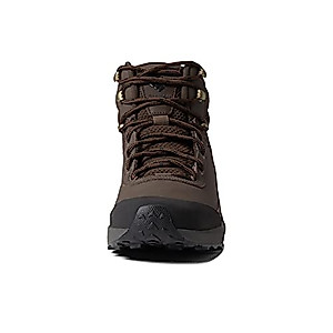 Columbia Men's Trailstorm Peak Mid Hiking Shoe, Cordovan/Black, 9